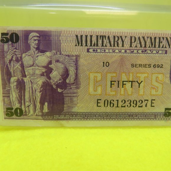 Military Payment Certificate | Other | Vtg Military Payment Certificate ...
